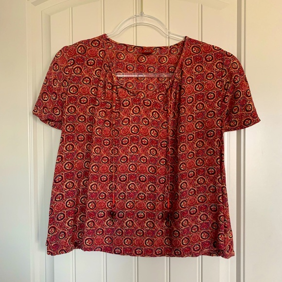 Tops | Vintage Red Top | Poshmark